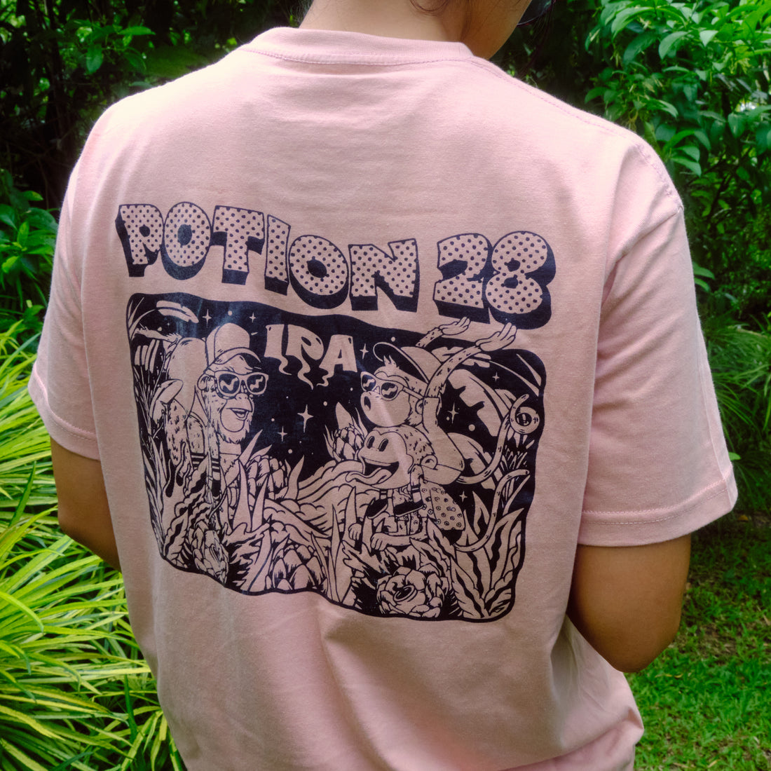 Potion 28 Shirt (Pink) – Monkey Eagle Brewery